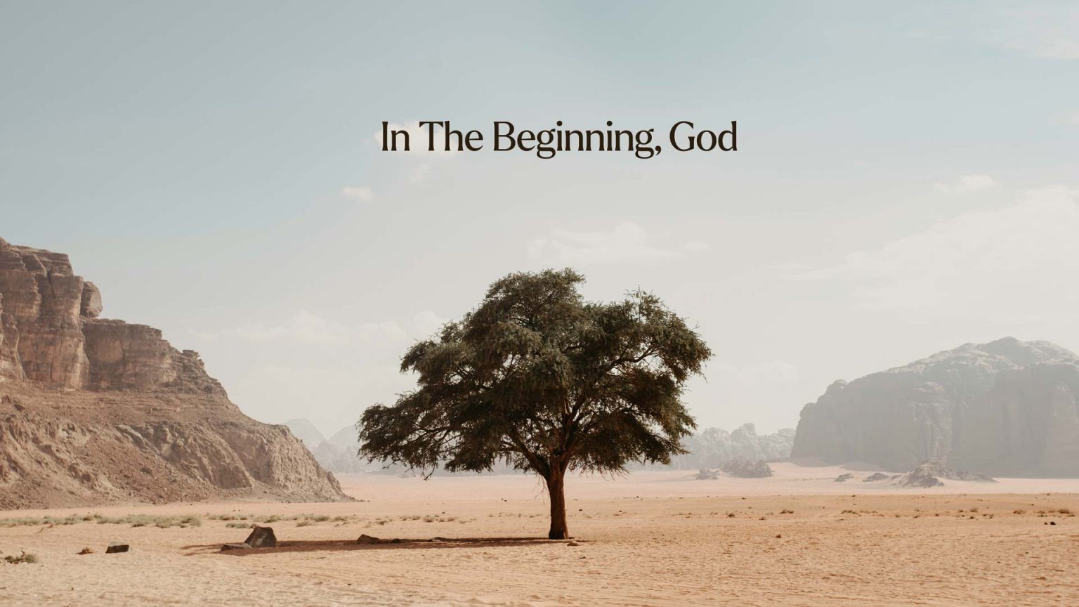 In the Beginning, God – Church Sermon Series Ideas
