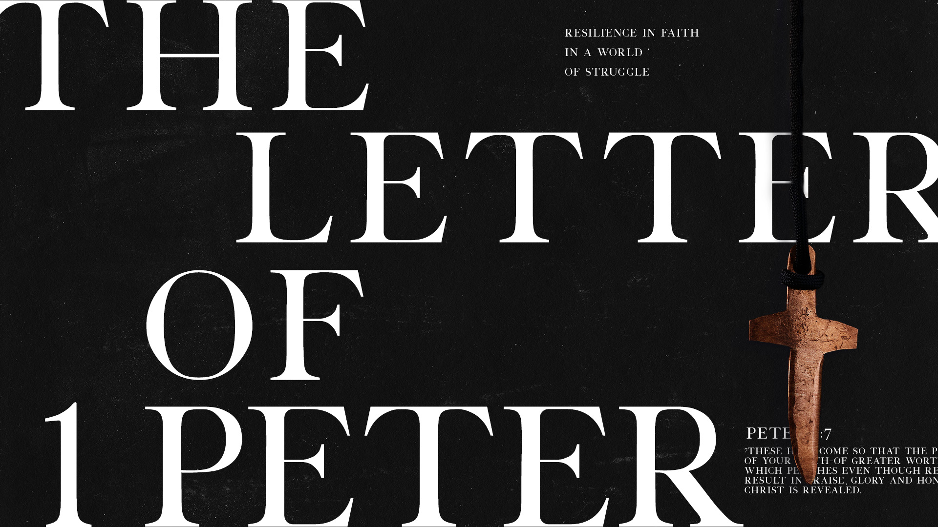The Letter of 1 Peter – Church Sermon Series Ideas