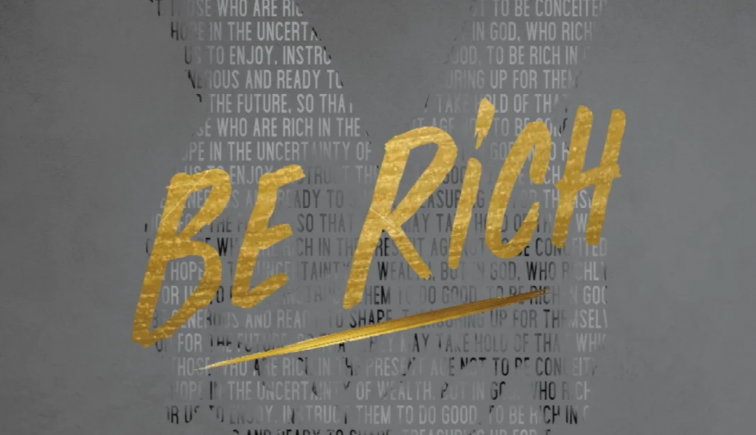 Be Rich – Church Sermon Series Ideas